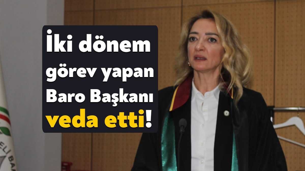 Kocaeli Barosu Başkanı Bahar Gültekin Candemir veda etti - Bağımsız Kocaeli