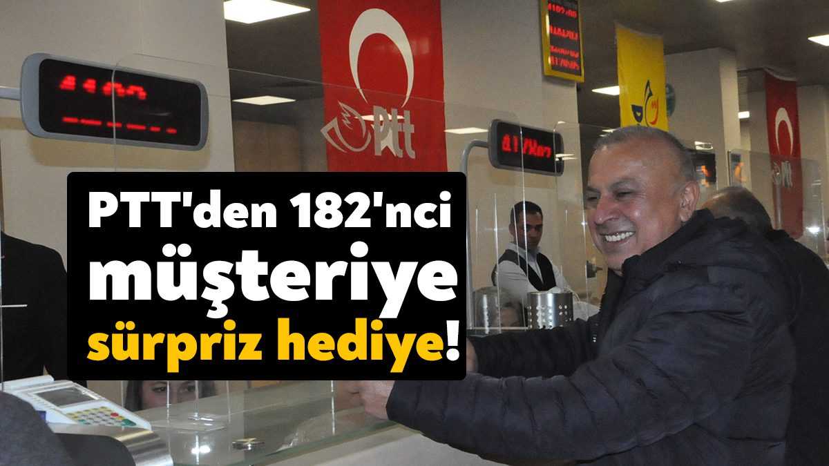 Kocaeli PTT’de 182’nci müşteriye hediye - Bağımsız Kocaeli