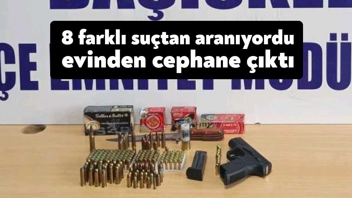 8 farklı suçtan aranıyordu, evinden cephane çıktı - Bağımsız Kocaeli