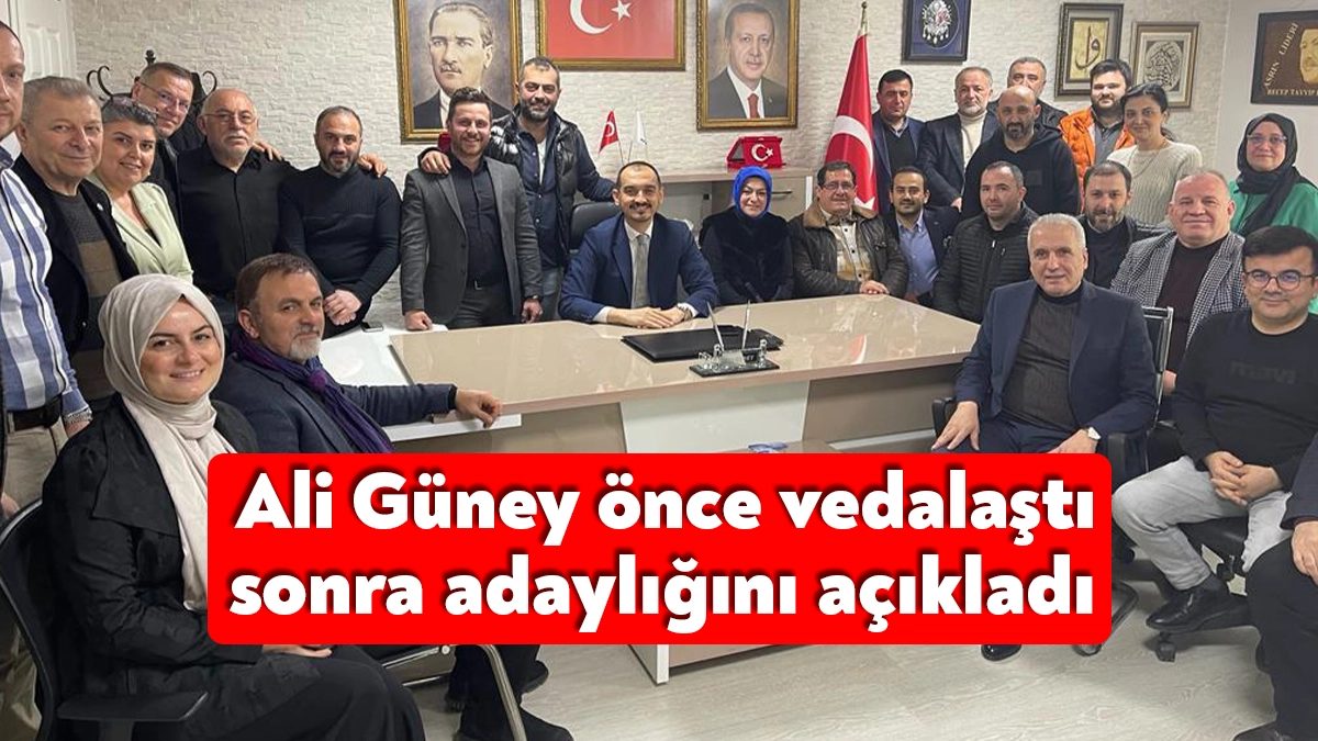 Ali Güney, önce vedalaştı sonra adaylığını açıkladı - Bağımsız Kocaeli