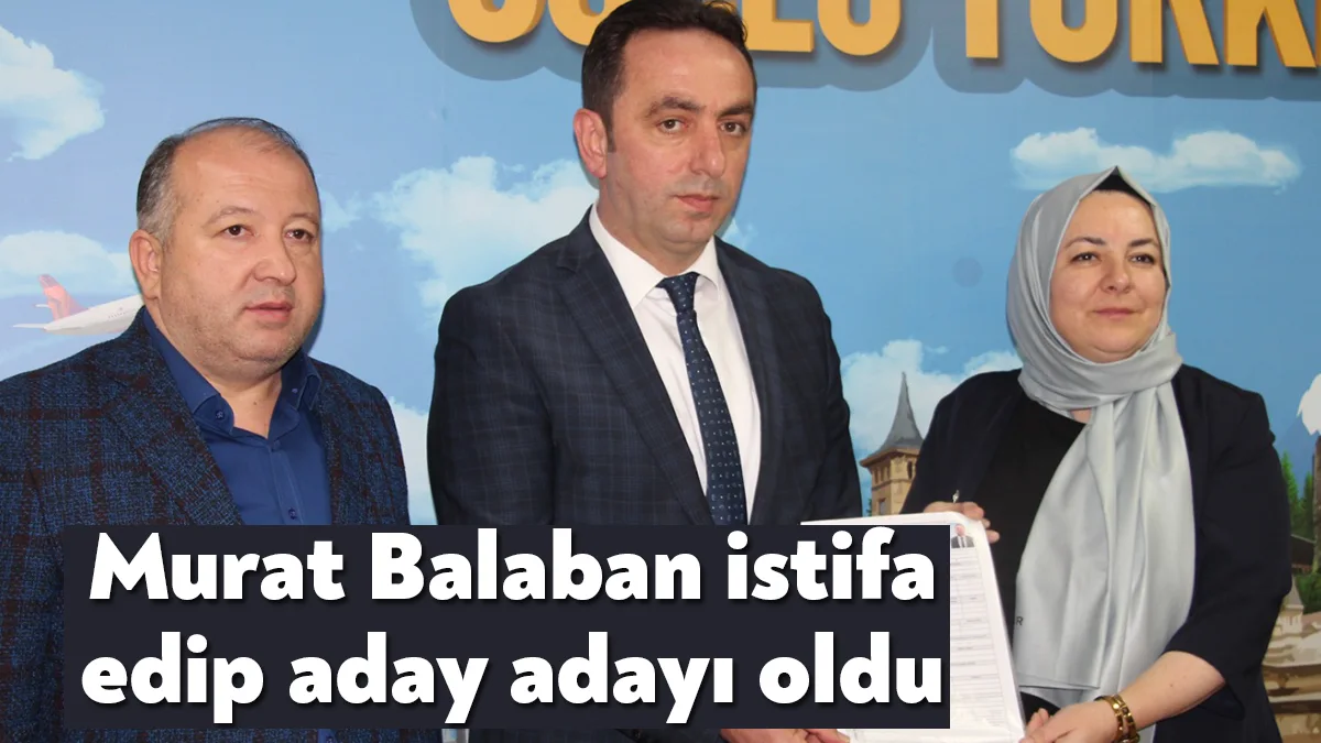 Kartepe Belediyesi Başkan Yardımcısı Murat Balaban istifa edip aday adayı oldu - Bağımsız Kocaeli