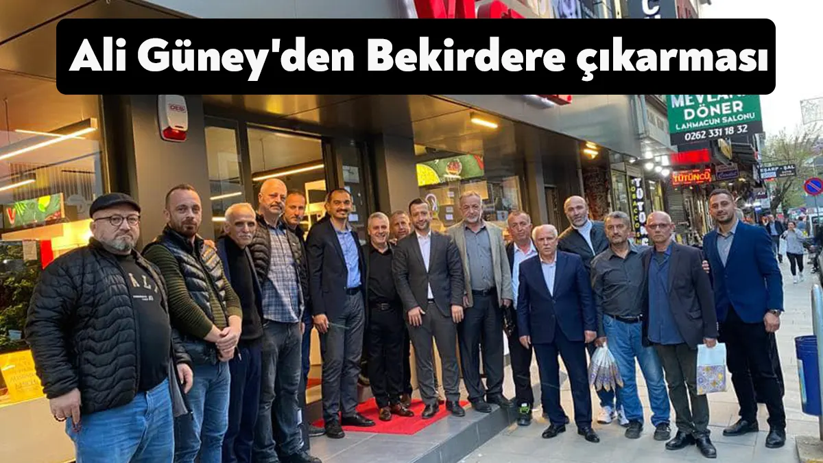 Ali Güney'den Bekirdere çıkarması - Bağımsız Kocaeli