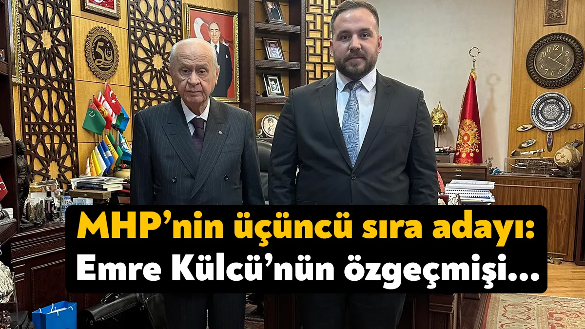 MHP Kocaeli Milletvekili adayı Emre Külcü kimdir? Emre Külcü özgeçmişi ...