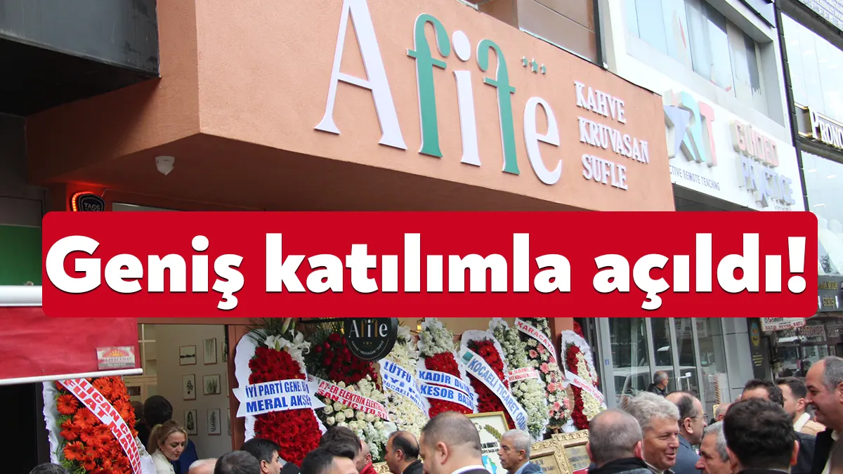 Afife Kafe, geniş katılımla açıldı - Bağımsız Kocaeli