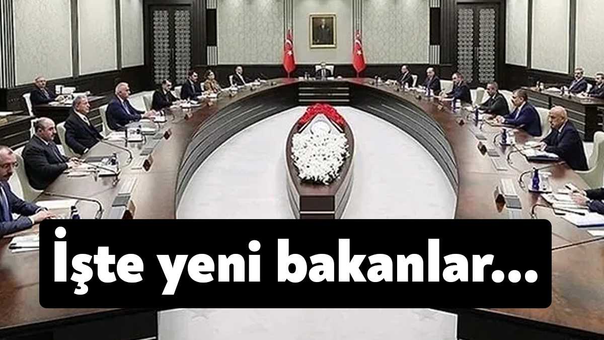 Yeni kabine belli oldu… İşte yeni bakanlar - Bağımsız Kocaeli Yeni kabine belli oldu… İşte yeni bakanlar - Bağımsız Kocaeli