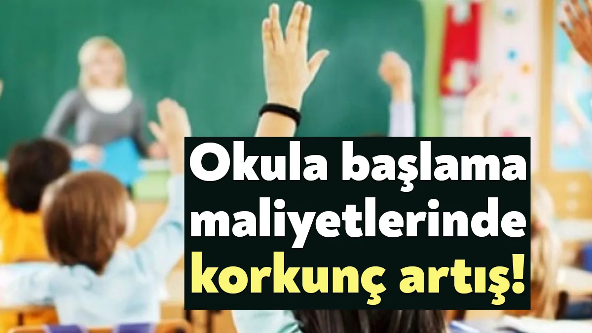 Okula başlama maliyetlerinde korkunç artış! - Bağımsız Kocaeli