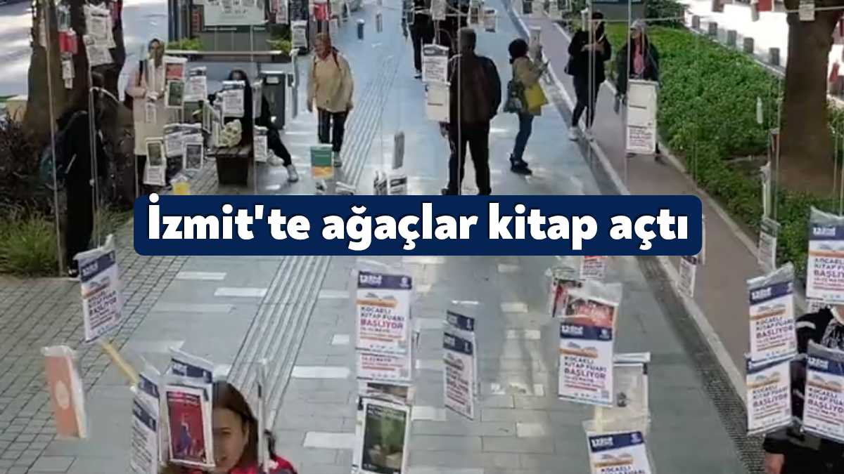 İzmit'te ağaçlar kitap açtı - Bağımsız Kocaeli