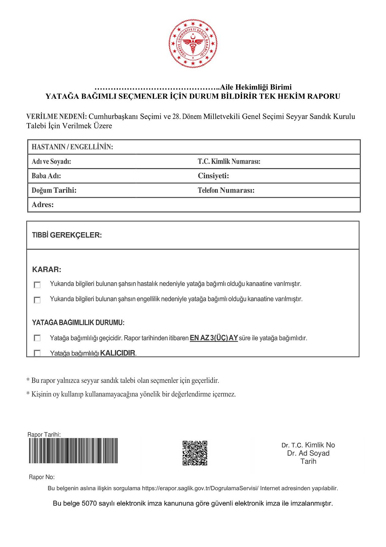 3 Hekim Durum Bildirir Raporu Nedir? - Bağımsız Kocaeli