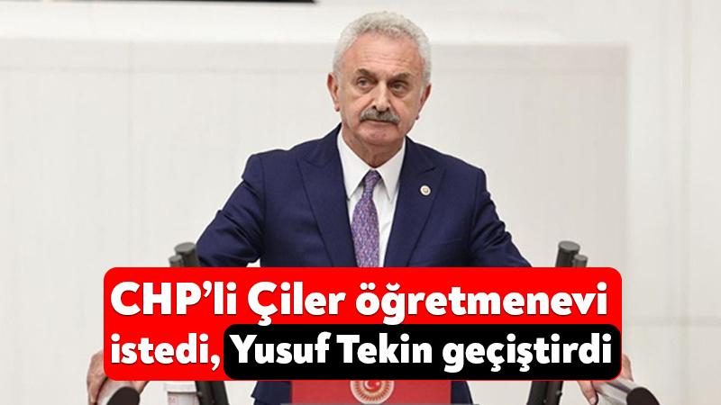 CHP’li Çiler öğretmenevi istedi, Yusuf Tekin geçiştirdi - Bağımsız Kocaeli